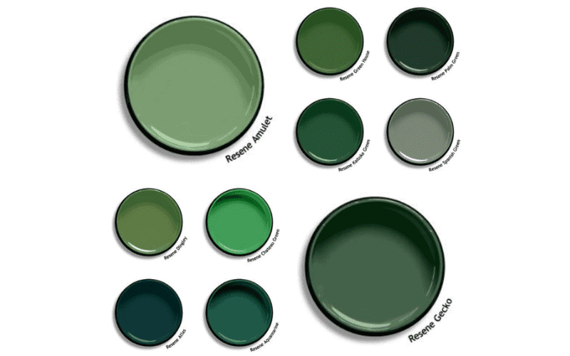 Resene Green Colour Chart Vlr eng br